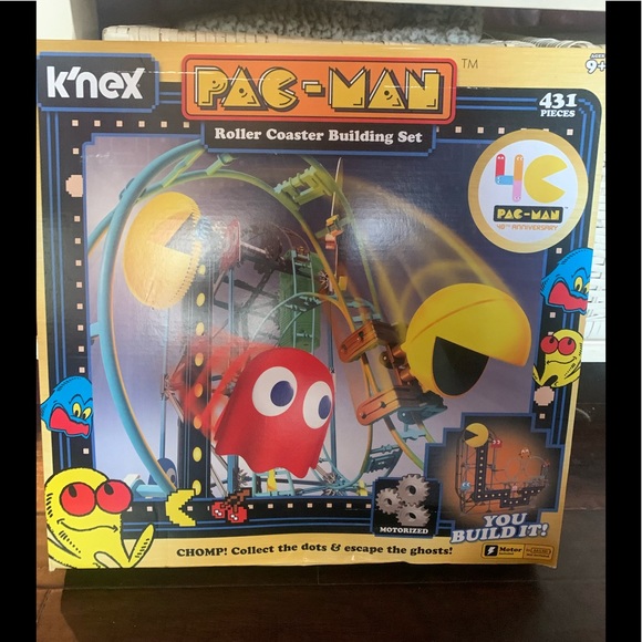 K’Nex | Toys | Nib Knex Pac Man Roller Coaster 43 Pc Set | Poshmark